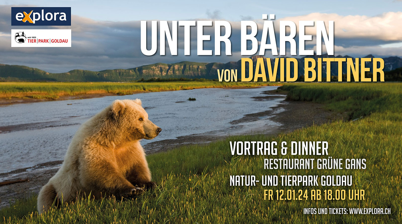 AUSGEBUCHT: Vortrag und Dinner: Unter Bären | Natur- und Tierpark Goldau